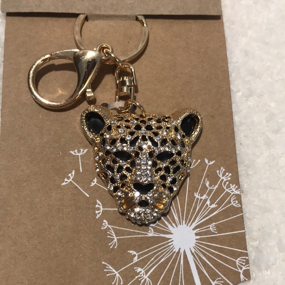 Bags | Leopard Gold Key Chain Or Charm For Handbag Or Tote Beautiful ...